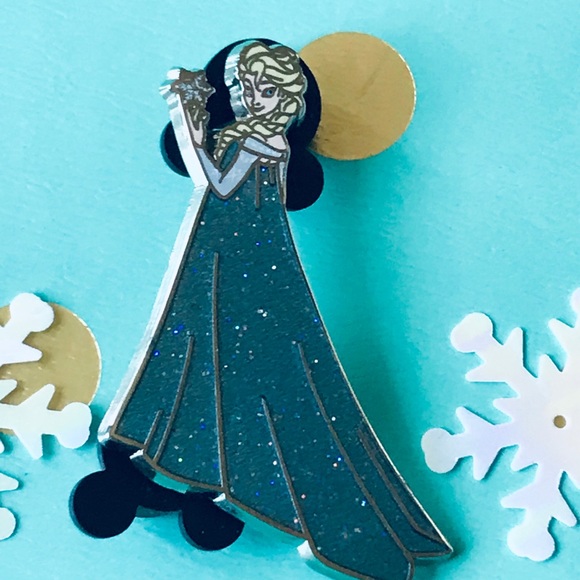 Disney | Accessories | Disney Frozen Elsa Sparkly Pin | Poshmark
